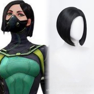 【熙珝】 无畏契约 VALORAN TVIPER 毒蛇 cos 假发 cosplay 造型-阿里巴巴