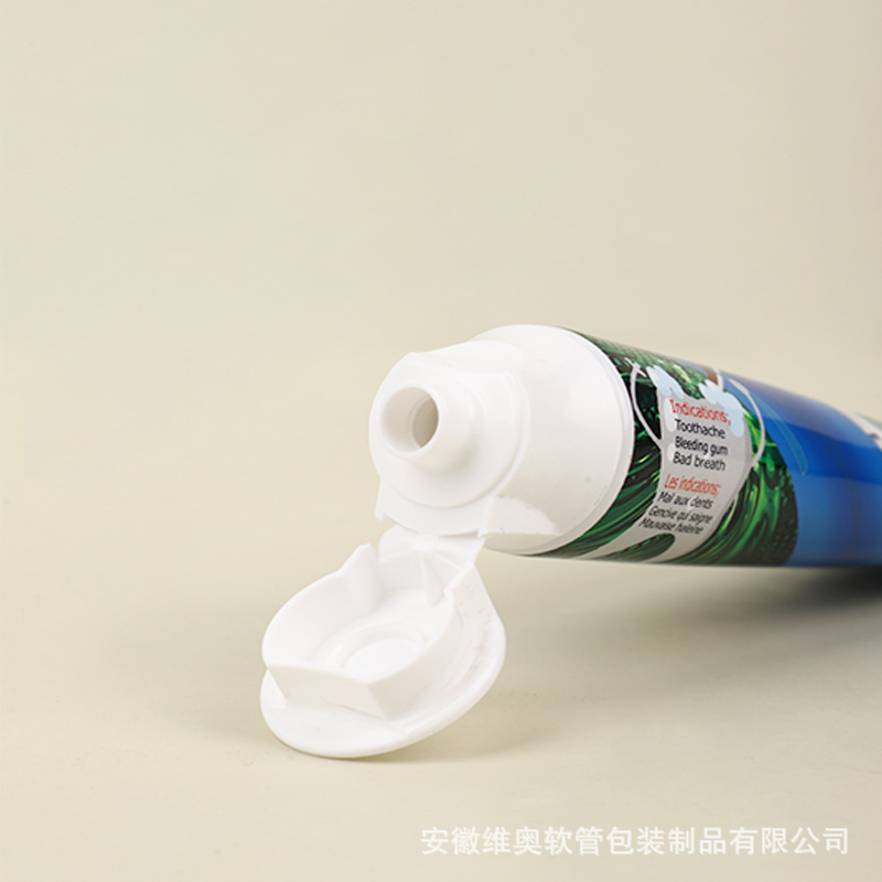 厂家直供120ml博士翻盖牙膏管冷烫工艺 牙膏包材 配盖可选-阿里巴巴