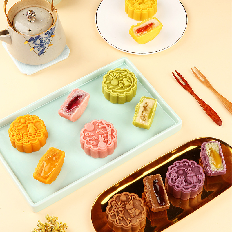 Pengrong Mid-Autumn Mooncake, Chinese Style, Ancient Style, Peach ...