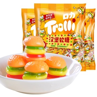 德国Trolli口力108g汉堡软糖爆款儿童水果糖QQ糖喜糖节日礼物糖果-阿里巴巴