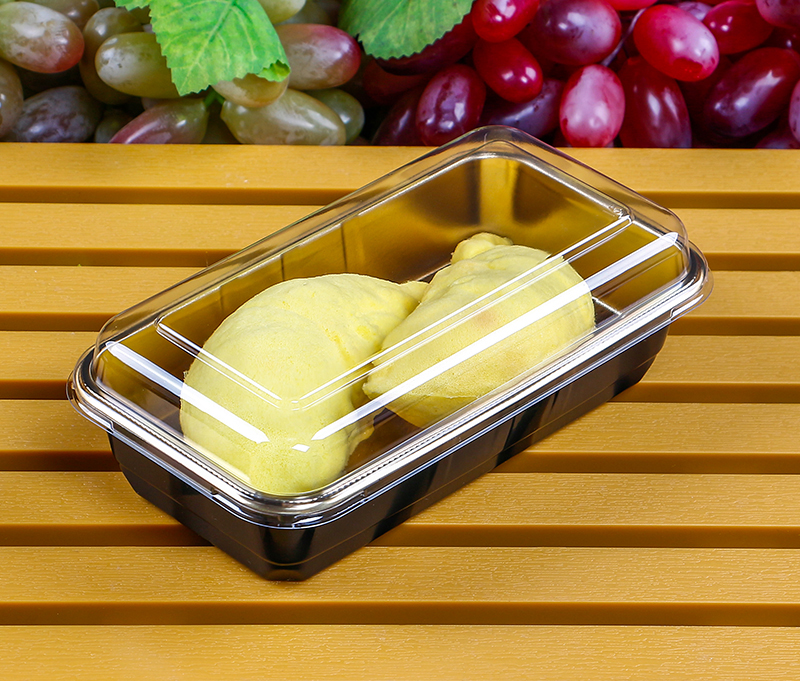 F2H1一次性榴莲打包盒水果菠萝蜜包装盒密封榴莲肉保鲜盒带盖长方-阿里巴巴