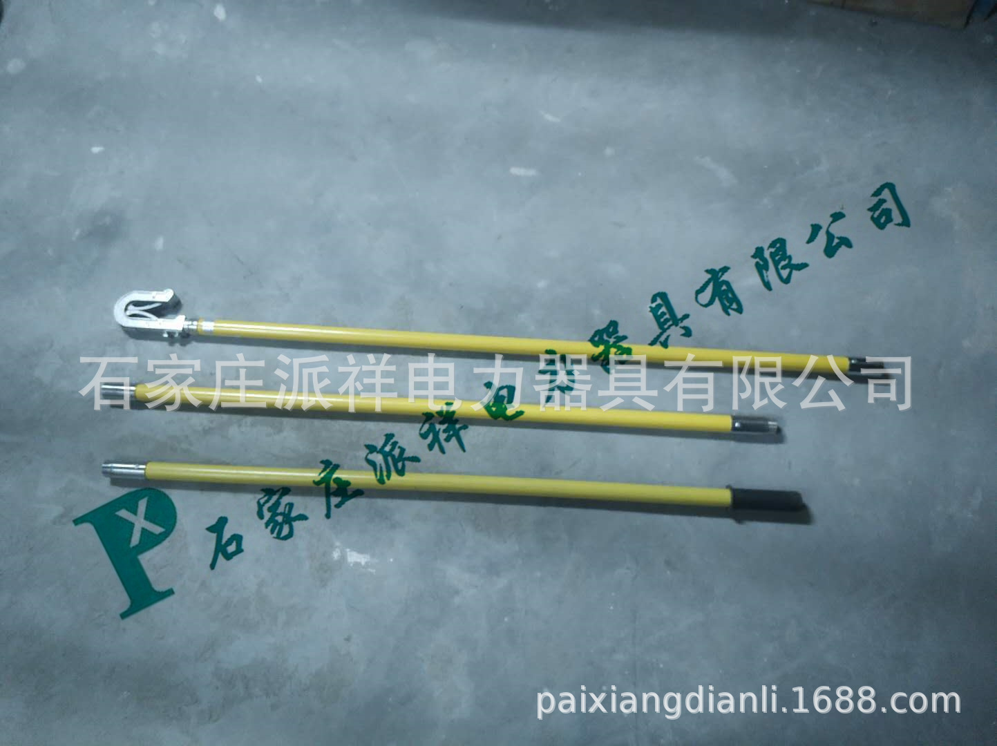 派祥JDX-WS-500KV高压短路接地线单相式单根双簧挂钩卡扣式接地棒-阿里巴巴