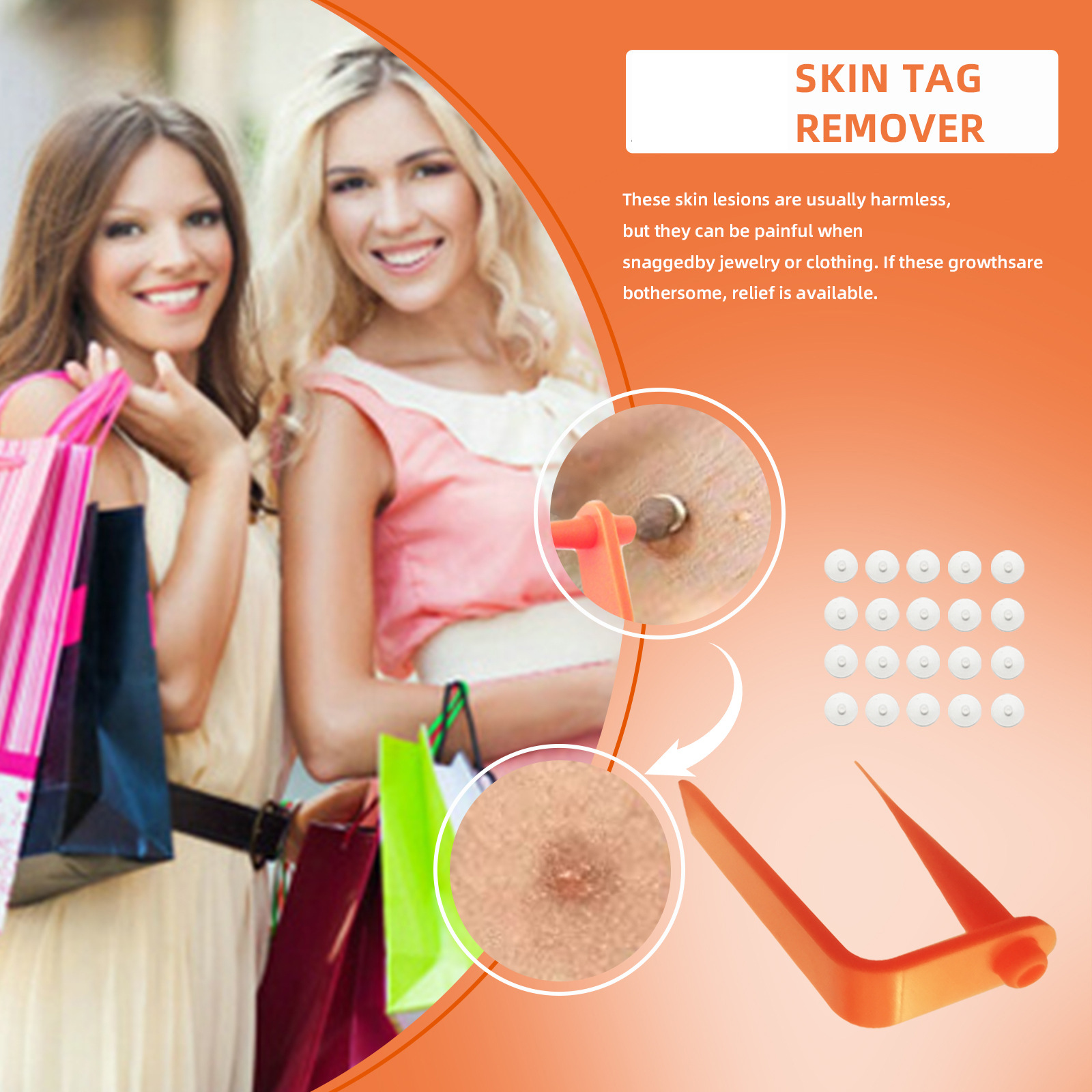 Tagband Skin Tag rubber祛肉痣祛鸡眼祛疣祛皮赘器橙色工具-阿里巴巴