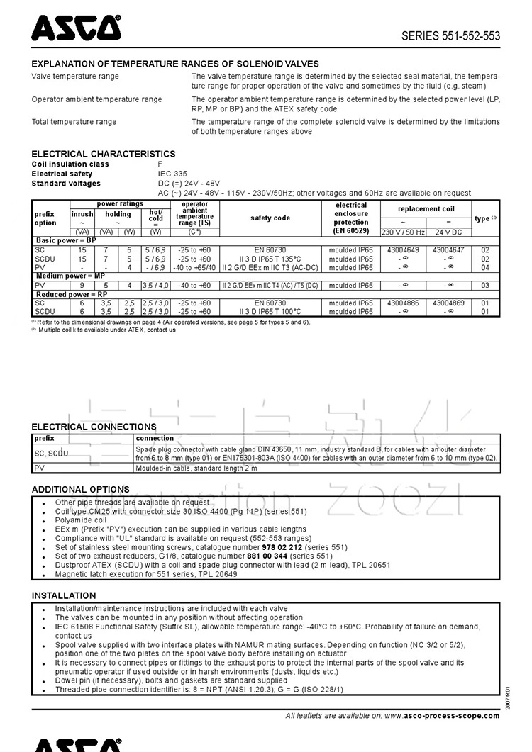 ASCO防爆电磁阀G551B401MO*8551B401MO*B402/B417MO/H301MO*A001-阿里巴巴