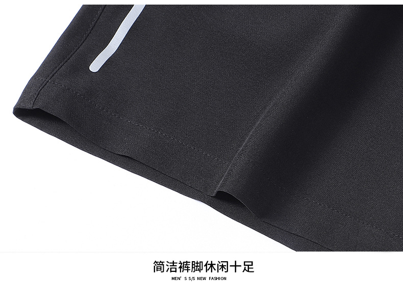 跨境歐碼XXS-3XL批發拉鏈口袋休閑短褲五分褲運動跑步褲大褲衩男|合成纖維製|ETMall東森購物網