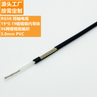 RG58同轴电缆 50欧姆低损耗馈线 SYV-50-3天线连接射频线-阿里巴巴