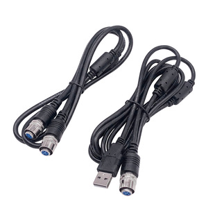 厂家自有模具4芯XS9母对母电脑外设设备连接线4芯XS9转USB-A线束-阿里巴巴