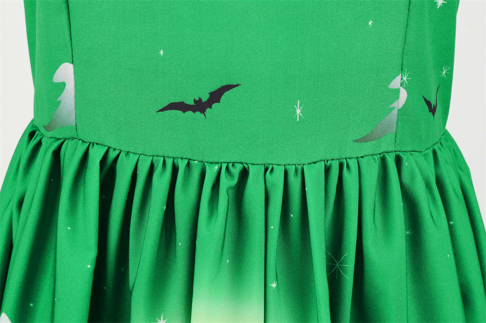 Halloween Women's Lace Prom Dress Elegant Horror Vintage Dress