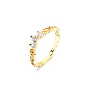 妮迪拉 潘家s925 一比一材质 黄金涡纹王冠戒指162232C01-阿里巴巴