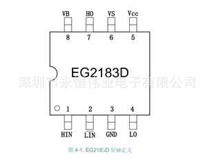 屹晶微 原装EG2183D 兼容IR2183 提供技术支持 单向半桥驱动芯片-阿里巴巴