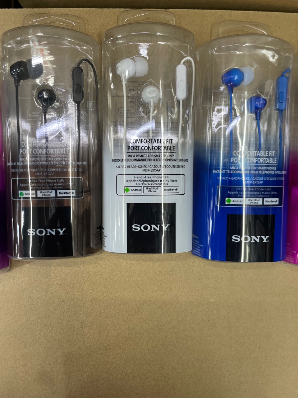 适用索尼MDR-EX15AP入耳式线控带麦有线耳机重低音炮-阿里巴巴