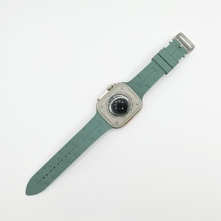 适用于苹果Apple watch ultra 87654321代 H纹爱马士硅胶新手表带-阿里巴巴