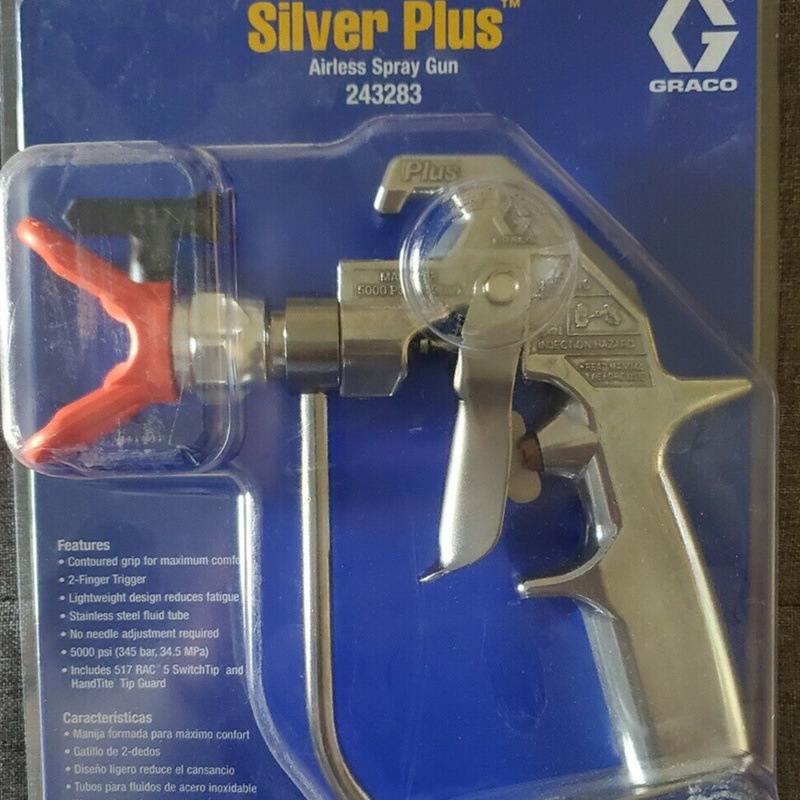 美国GRACO固瑞克243283无气喷枪腻子乳胶漆油漆高压无气喷枪 银枪-阿里巴巴