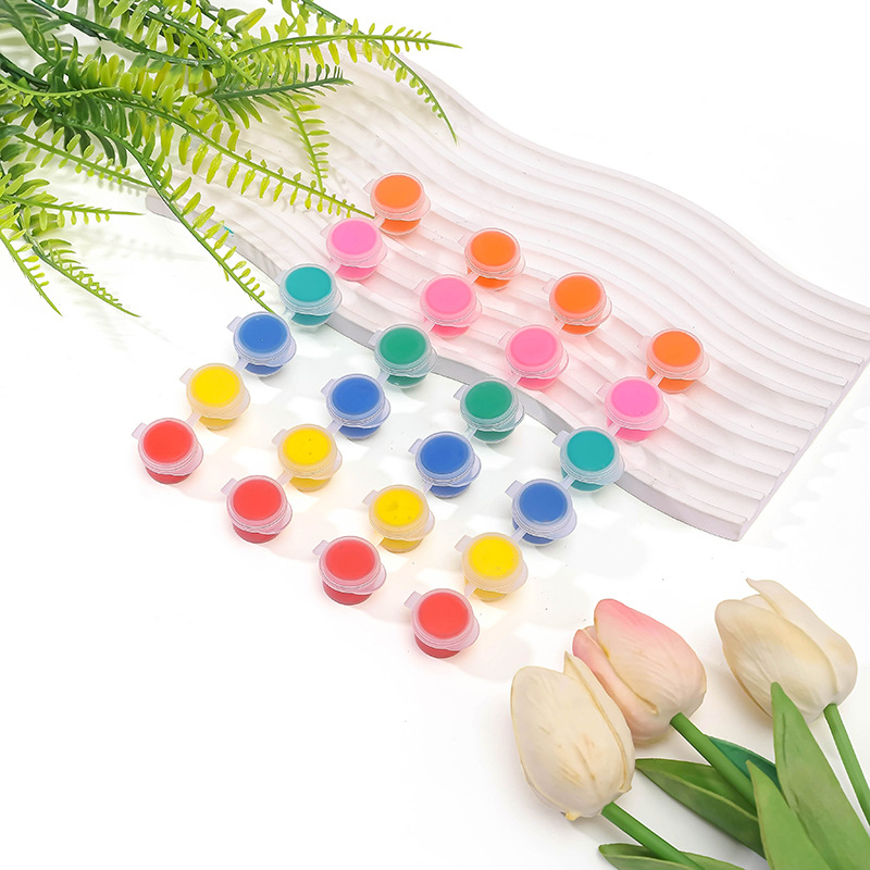 厂家直销 儿童DIY彩绘颜料2ml6色丙烯颜料陶瓷风筝绘画石膏颜料-阿里巴巴