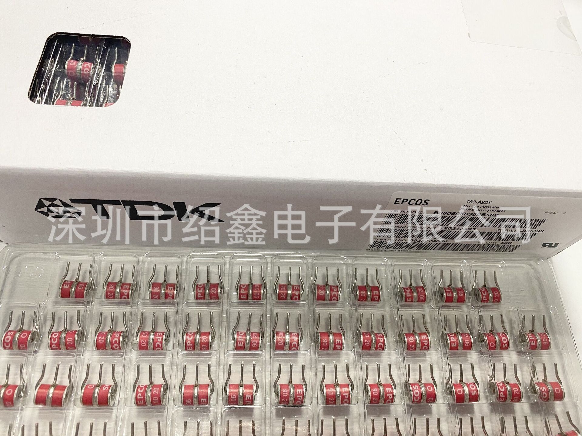 EPCOS TDK陶瓷气体放电管T83-A90X B88069X8300B502 3R90V防雷管-阿里巴巴