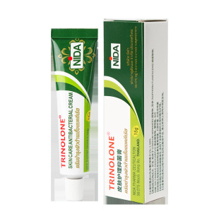 泰国TRINOLONE皮肤护理抑菌膏电商爆款绿软膏15g带中文标-阿里巴巴