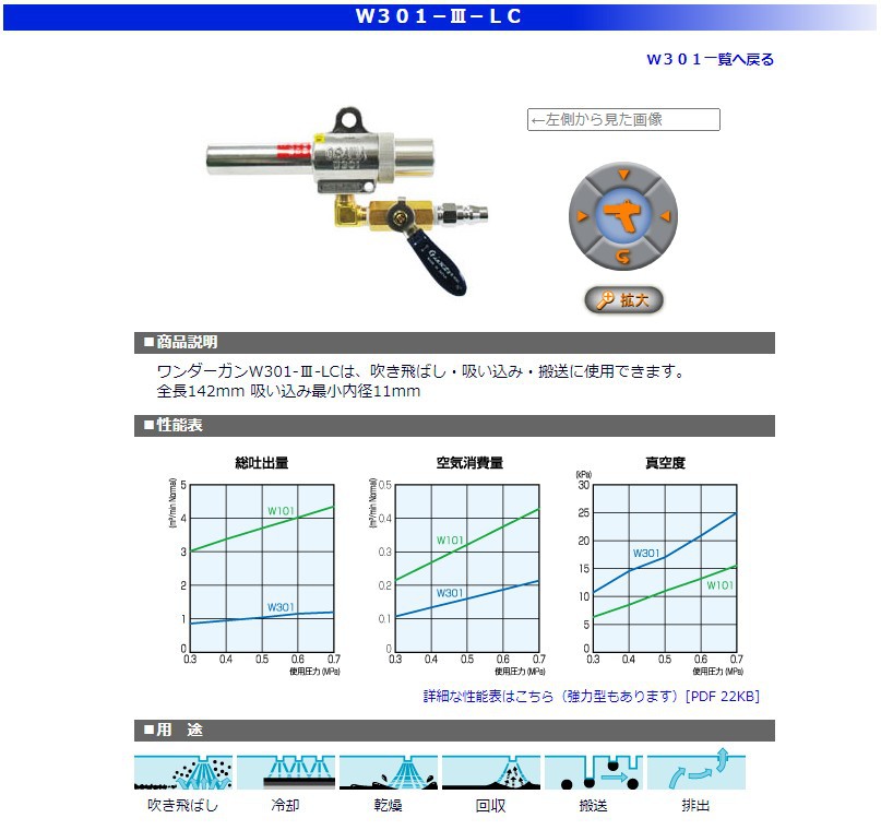 日本OSAWA大泽 W301-III-LC气动吸尘 小型手提式吹尘吸尘-阿里巴巴