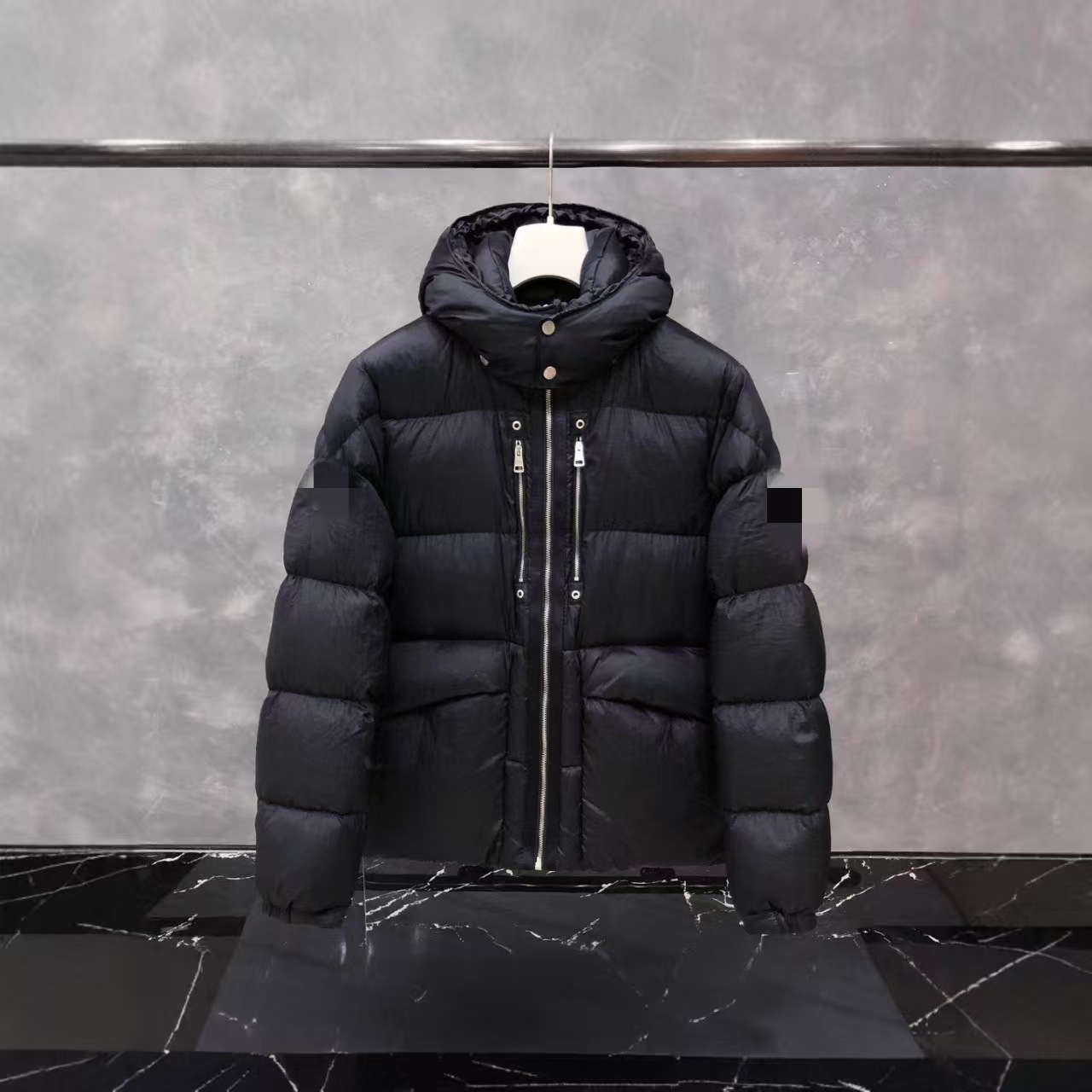 26新品蒙家高版本宋0双标织带款连帽羽绒的男女同款加厚保暖外套-阿里巴巴