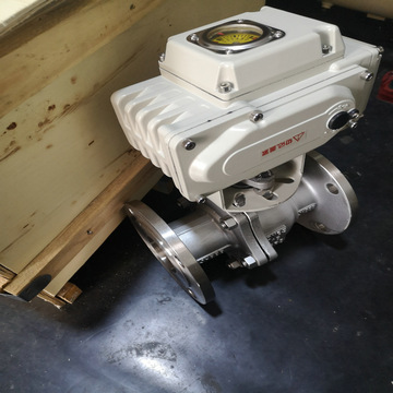 不锈钢电动法兰球阀 Q941F软密封电动球阀 Q941F-25P DN50-阿里巴巴