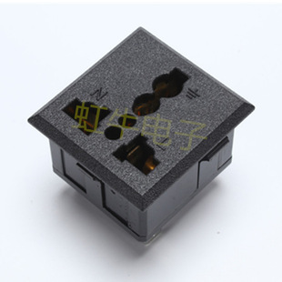 多功能插座AC-012 AC-113卡式多功能品字插座三孔机柜转换AC插座-阿里巴巴