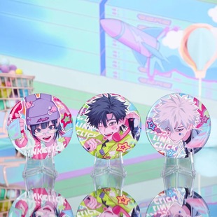 预售正版bilibiliGoods 时光代理人 Surprising Click 徽章 镭射-阿里巴巴