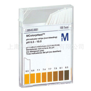 1.09543.0001 merck默克ph试纸 ph指示条 Ph6.5-10.0-阿里巴巴