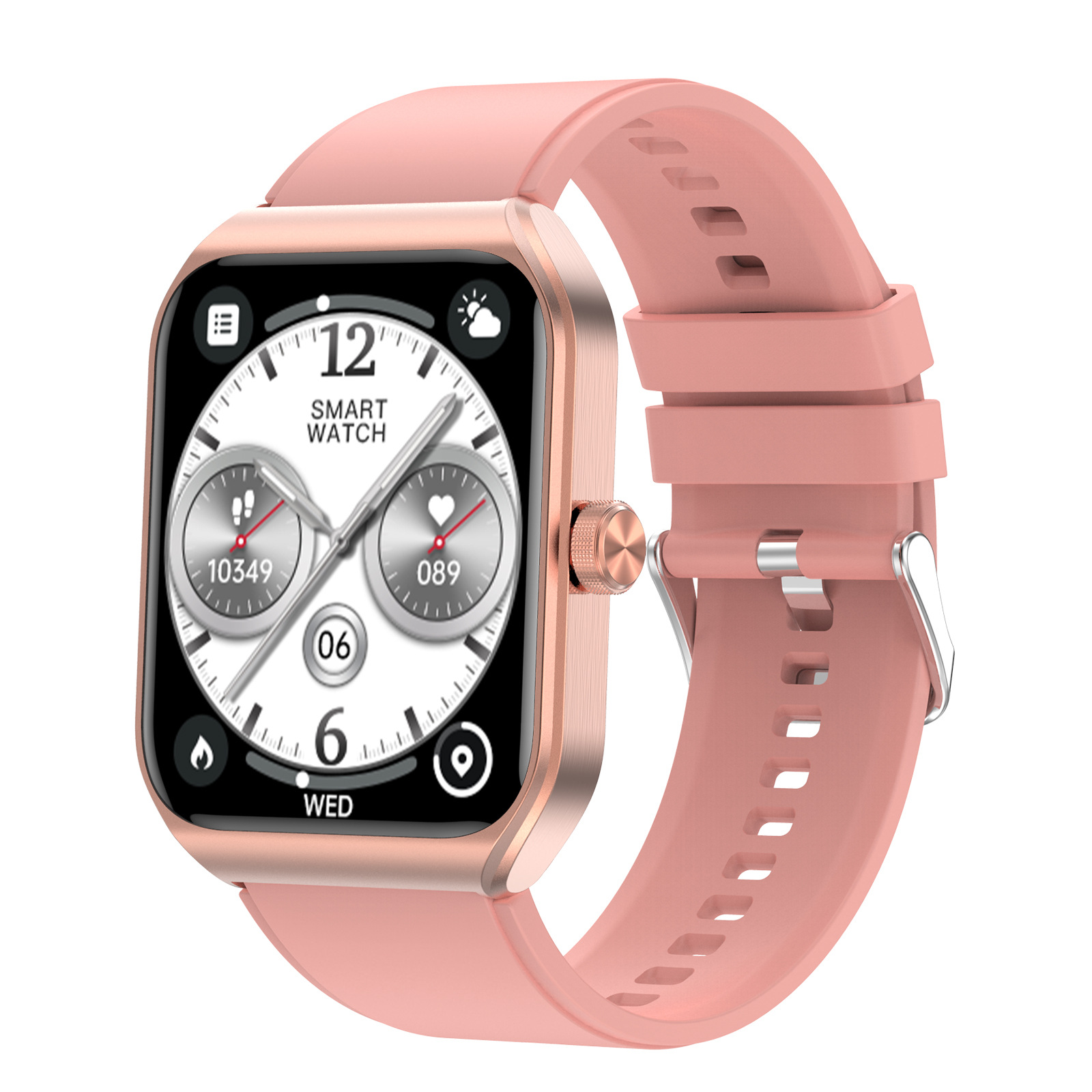 New T56 smartwatch 8763E, one click Bluetooth connection, heart rate ...