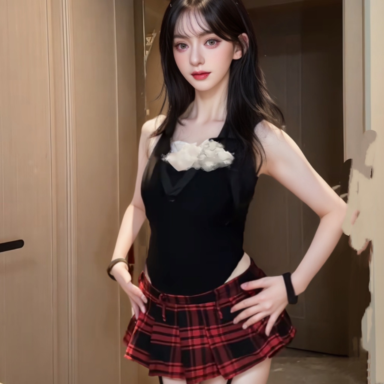 学院风情趣内衣性感透视连体衣纯欲风jk制服套装睡衣qqny衣服女-阿里巴巴