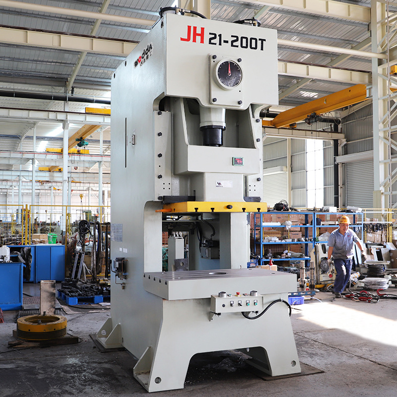 沃达JH21-200吨固定台气动冲床 连续冲压200T冲裁精密冲床冲压机-阿里巴巴