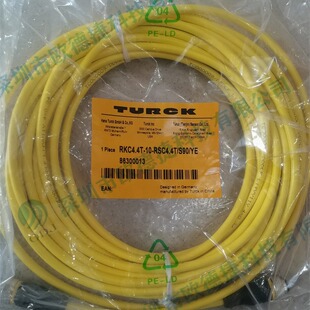 TURCK传感器线RKC4.4T-10-RSC4.4T/S90/YE Bi20U-CK40-AP6X2-H114-阿里巴巴