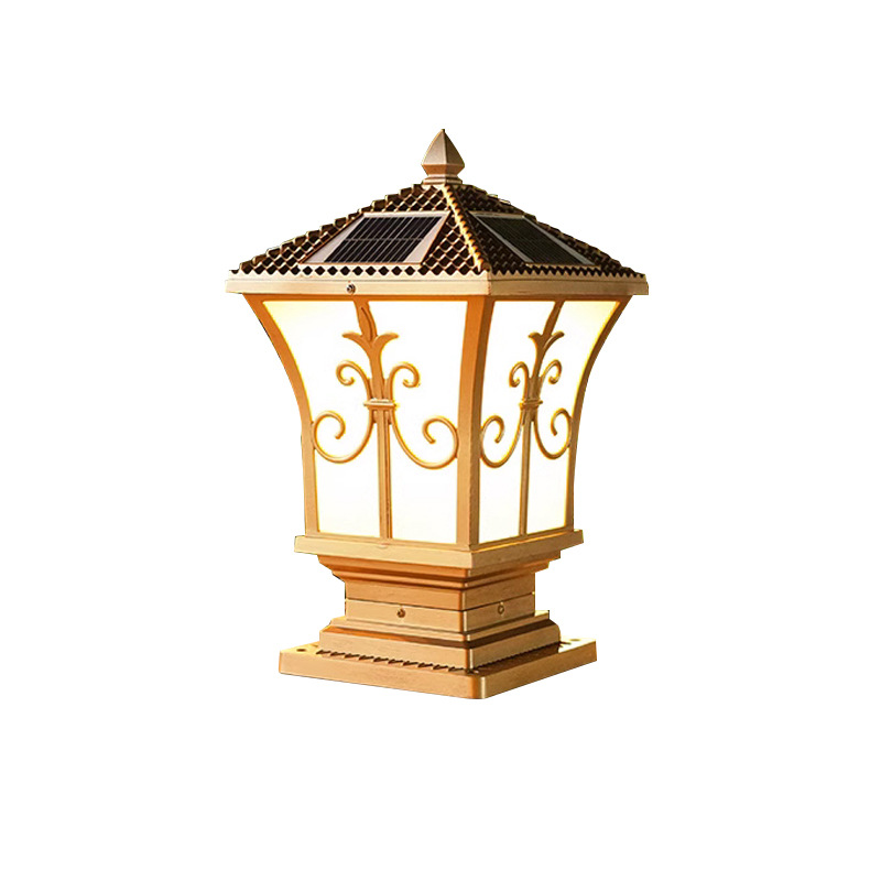 Pillar lamp outdoor waterproof dual-purpose electric connection villa ...