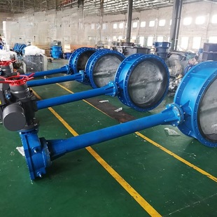 D941X-16Q地下井5米dn600手动涡轮法兰 加长杆电动蝶阀-阿里巴巴