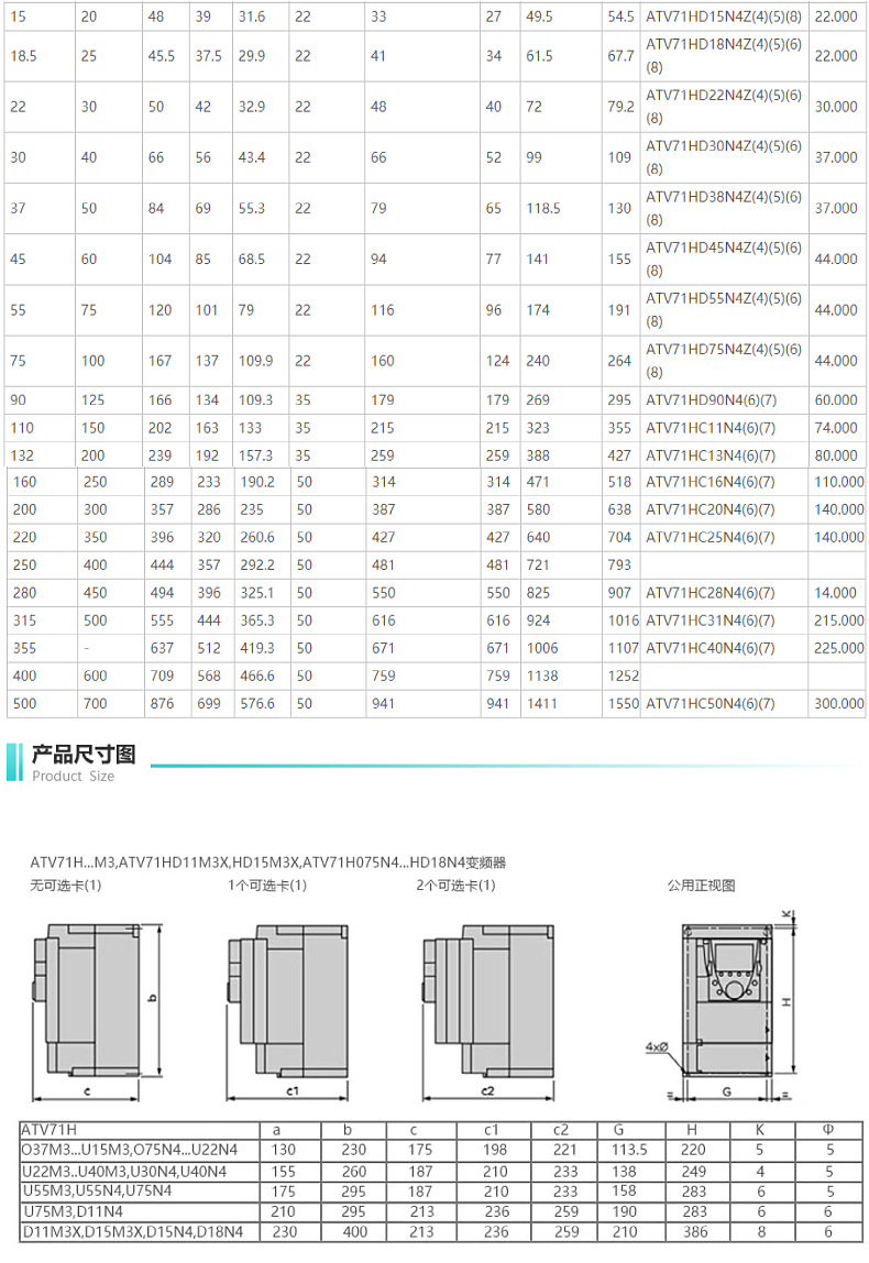 供应ATV71系列变频器 ATV71HU55N4Z 三相380V 5.5KW变频器-阿里巴巴