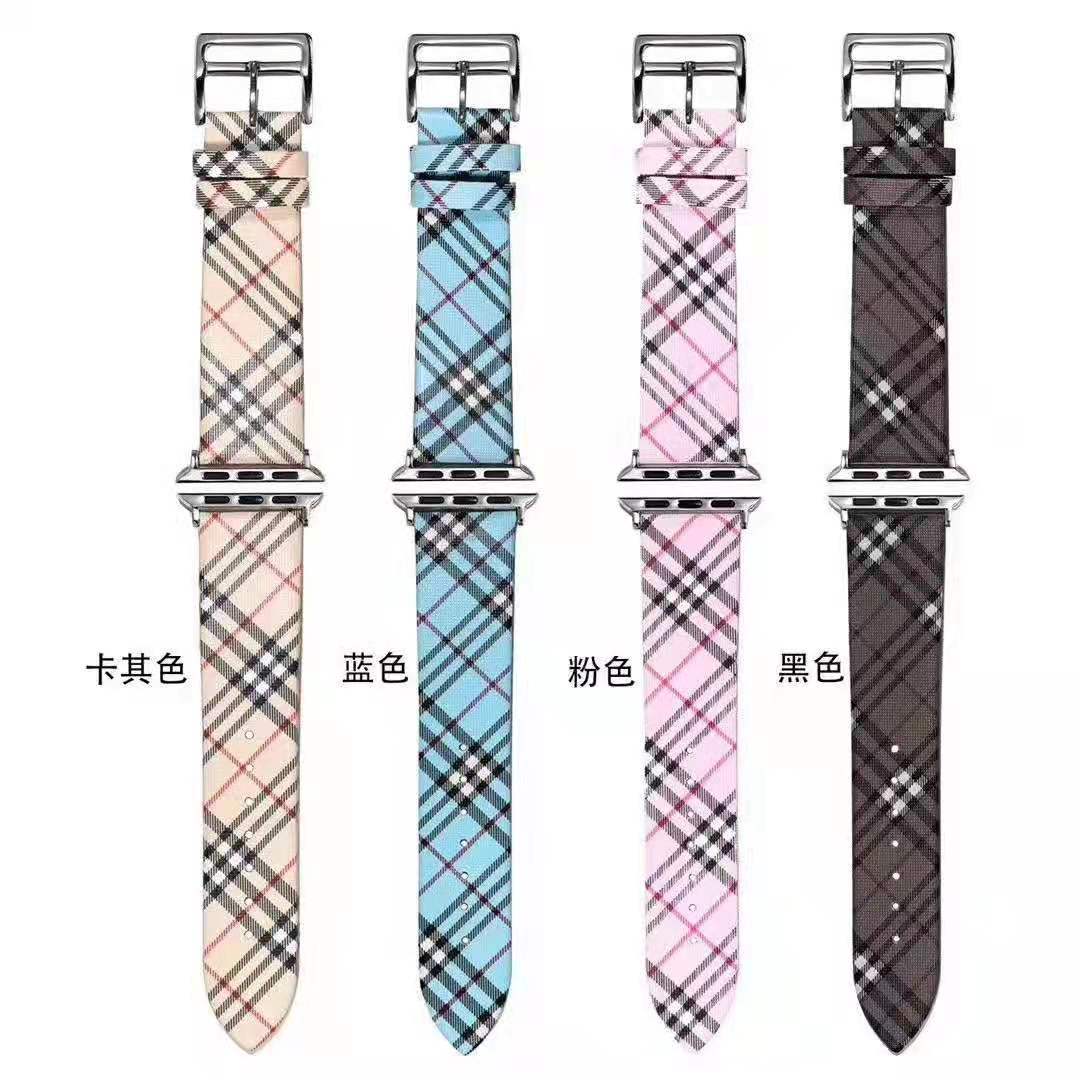 适用于苹果Apple Watch234格子纹表带iwatch表带WATCH 花纹表带-阿里巴巴