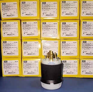 HBL2421 20A 250V Insulgrip twistlock plug 3P/4W-阿里巴巴