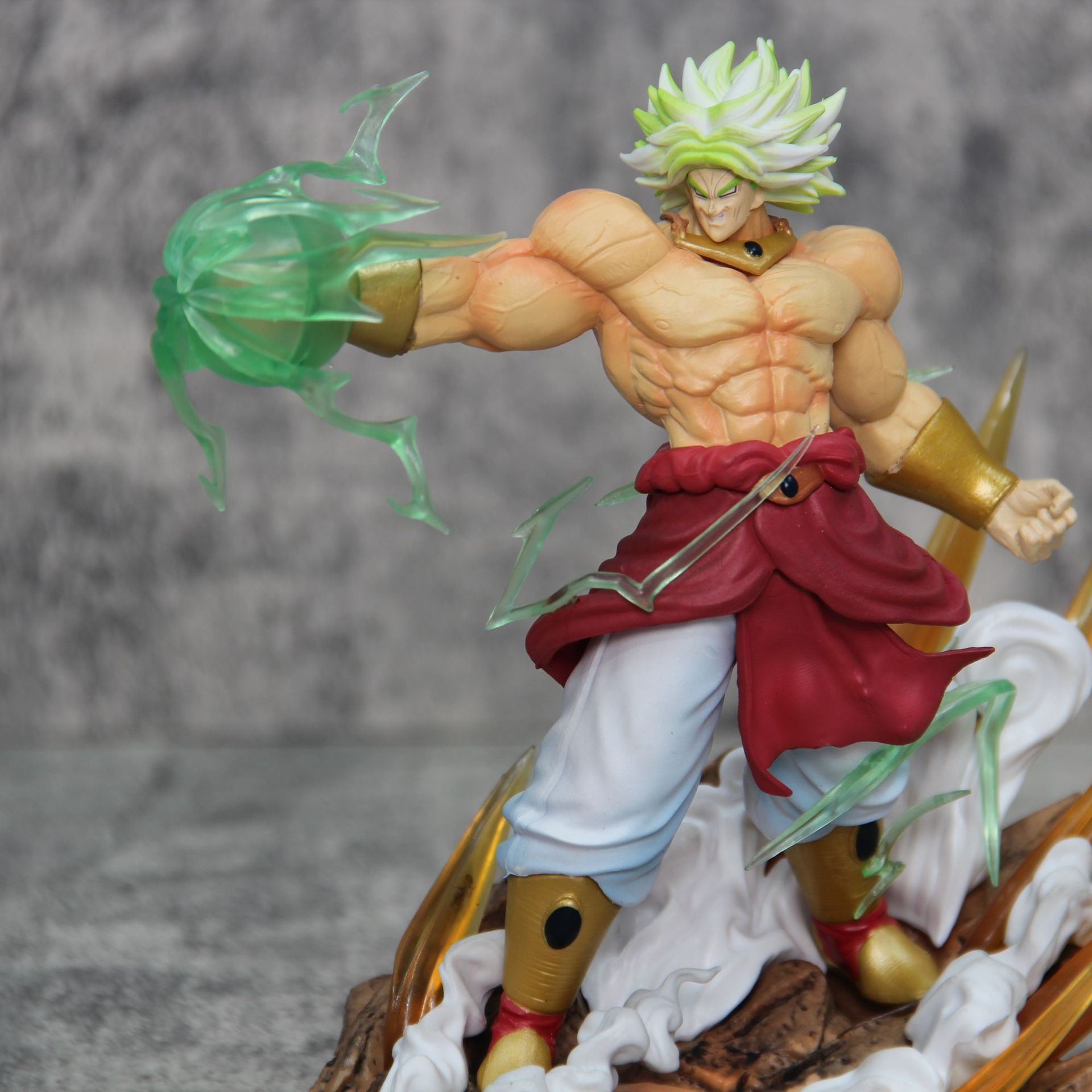 Dragon Ball Raging Broly Sun Wukong muscle hand-made anime model ornaments
