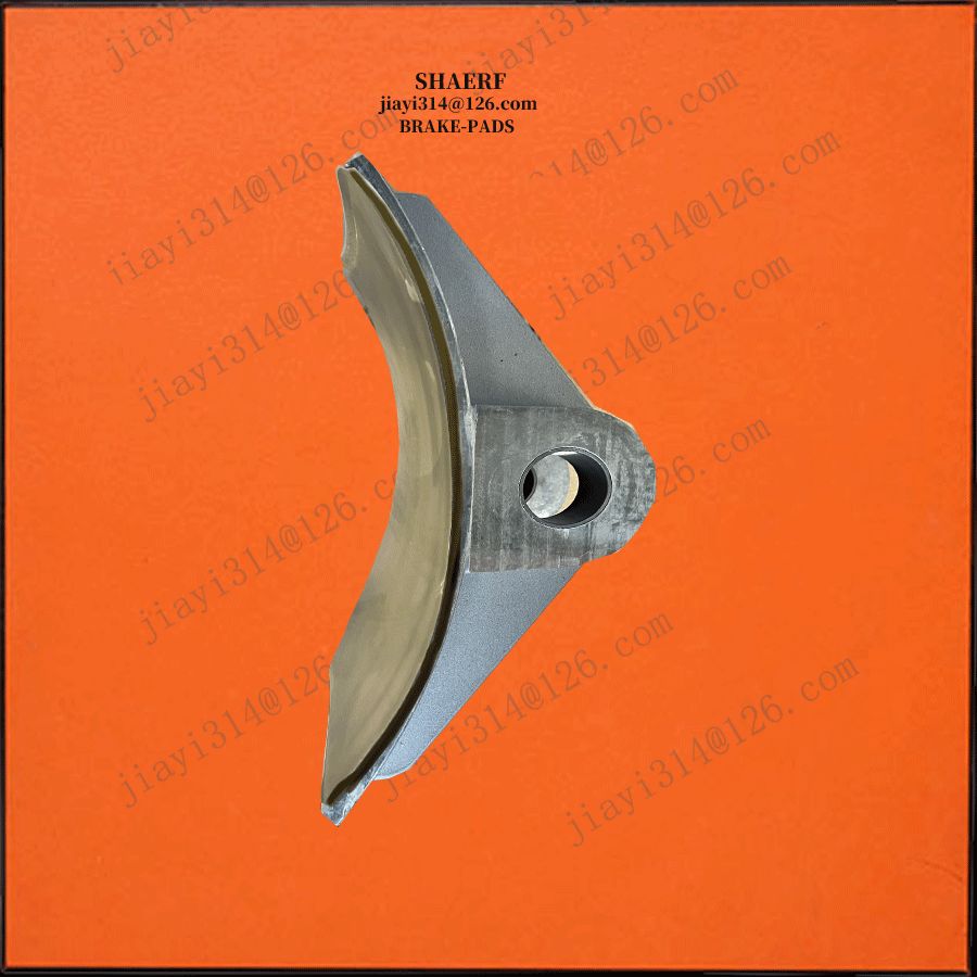 YWZ8-600 液压鼓式摩擦片 抱闸 刹车片 制动器闸瓦-阿里巴巴