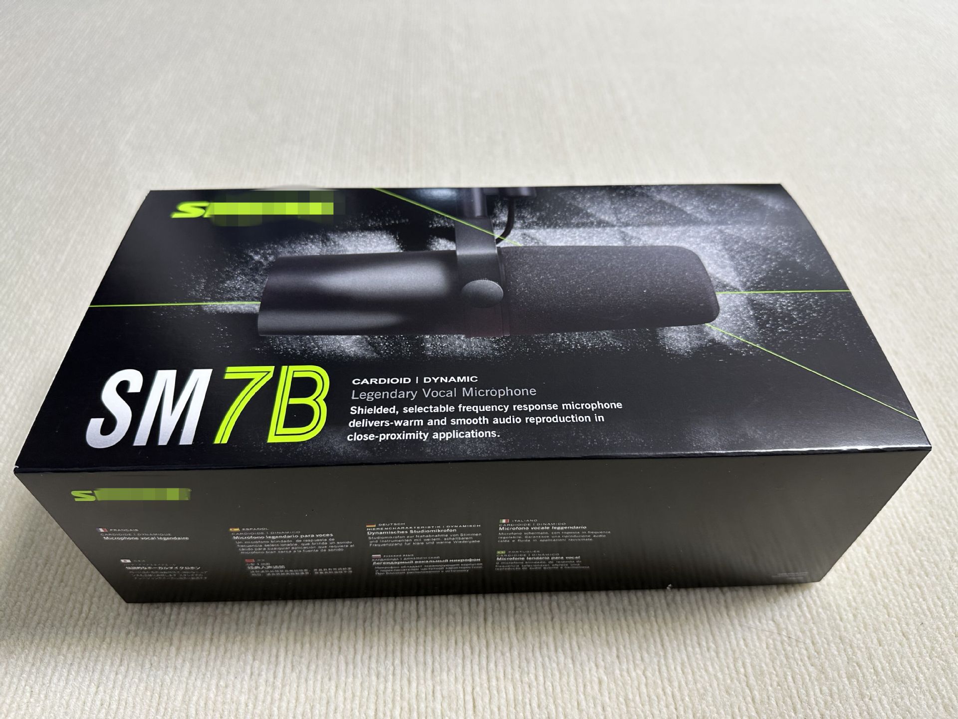 跨境批发SM7B新包装有线动圈话筒专业直播录音主持配音广播麦克风-阿里巴巴