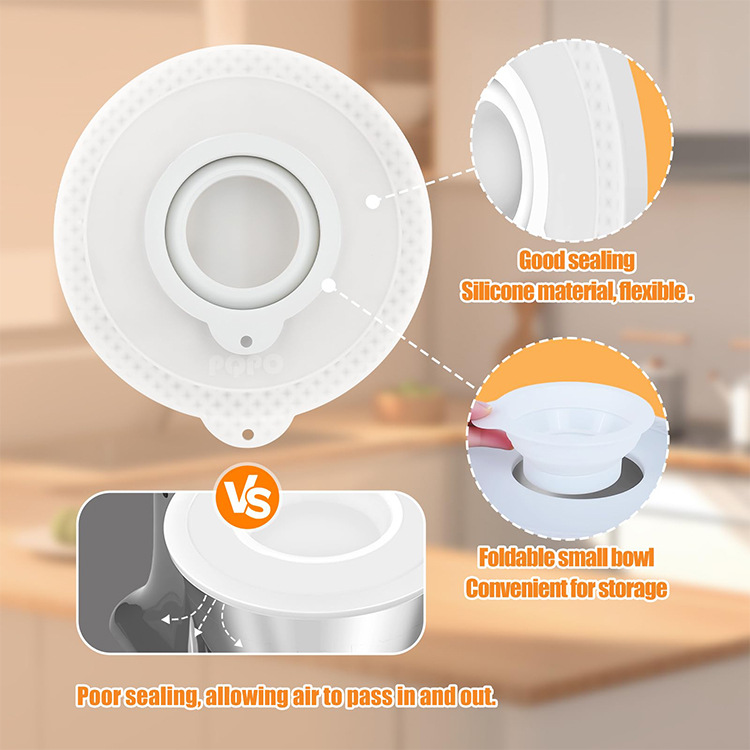 搅拌机配件发酵硅胶盖适用于 MixAid Kitchen5QT5夸脱尺寸合适现-阿里巴巴