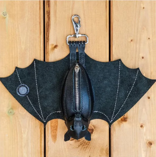 Leather Bat Coin Purse皮革蝙蝠形硬币钱包-阿里巴巴
