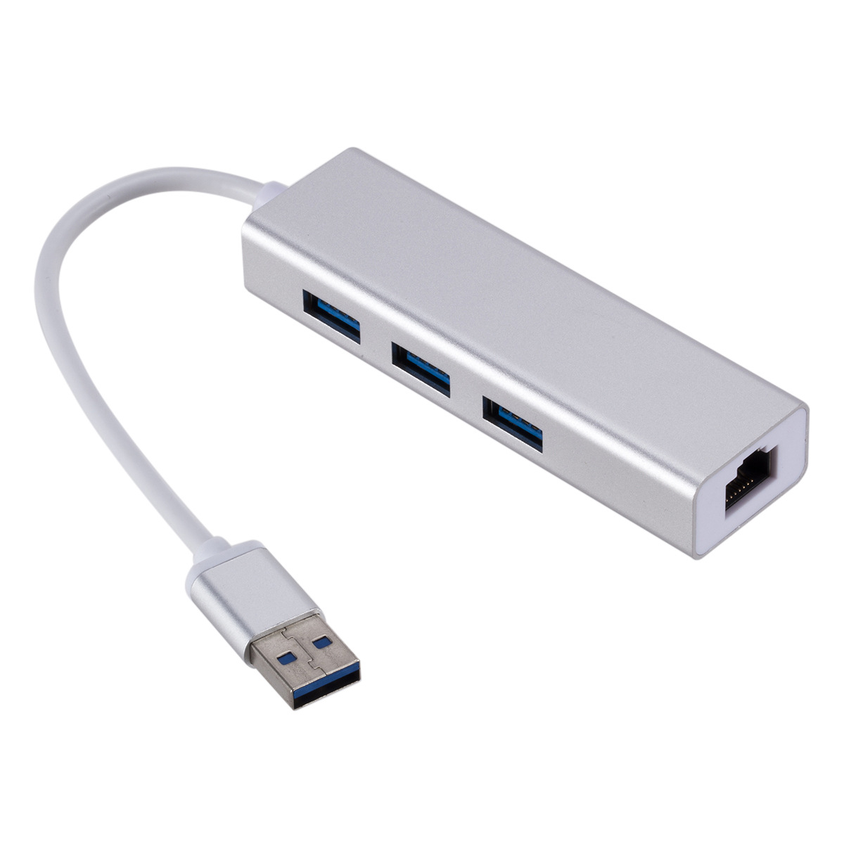 USB Ethernet with 3Port 2.0HUB RJ45 Lan Network Card Adapter-阿里巴巴