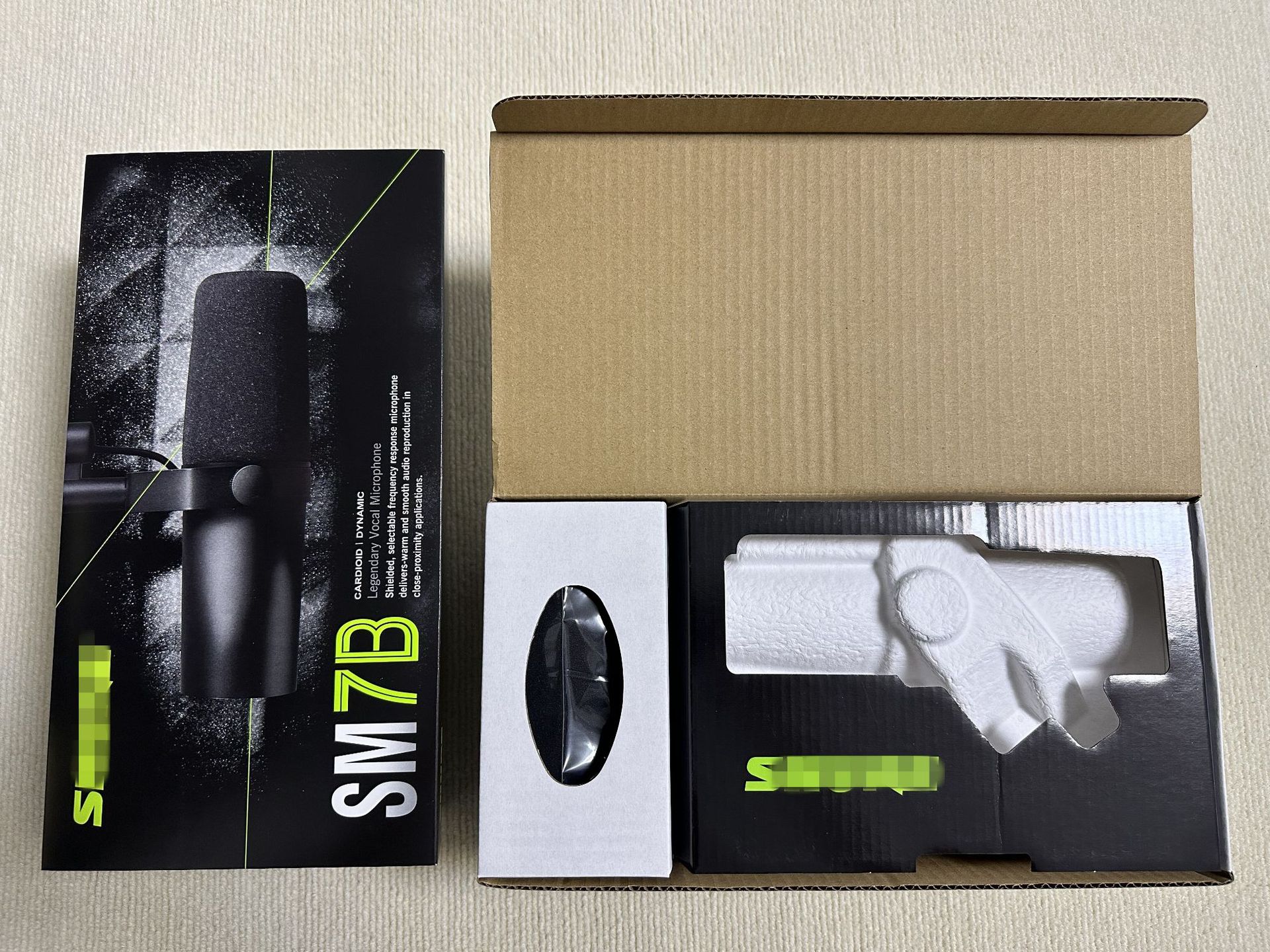 跨境批发SM7B新包装有线动圈话筒专业直播录音主持配音广播麦克风-阿里巴巴