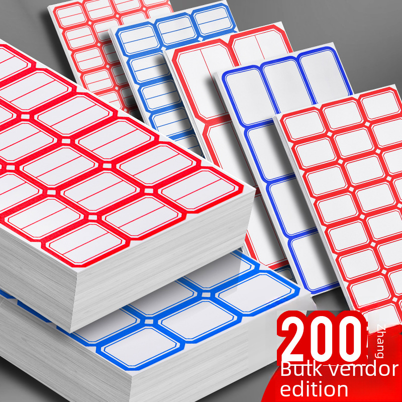 Office stickers 10 50 handwritten name stickers self-adhesive price ...