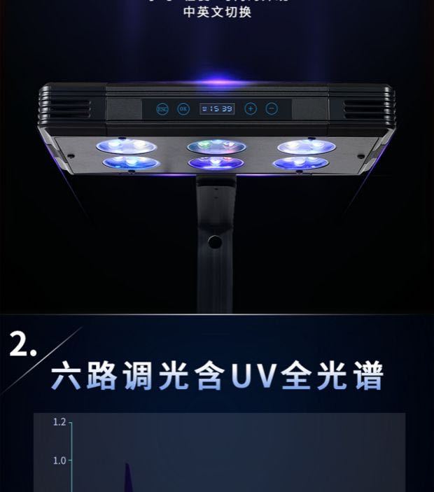 GAKO冠科Q2-B A030 A052 A075LED全光谱海缸灯珊瑚鱼缸灯日出日落-阿里巴巴