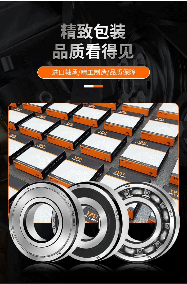 瑞典IFU进口6206高速轴承6207ZZ 6208深沟球轴承6209-2RZ 6210-阿里巴巴