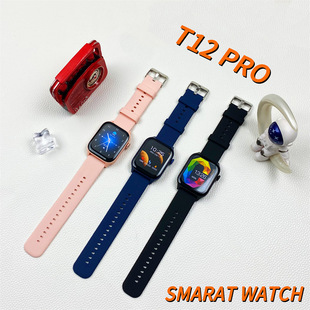 跨境T12PRO智能手表1.83寸屏幕蓝牙通话血糖血氧运动防水新品私模-阿里巴巴