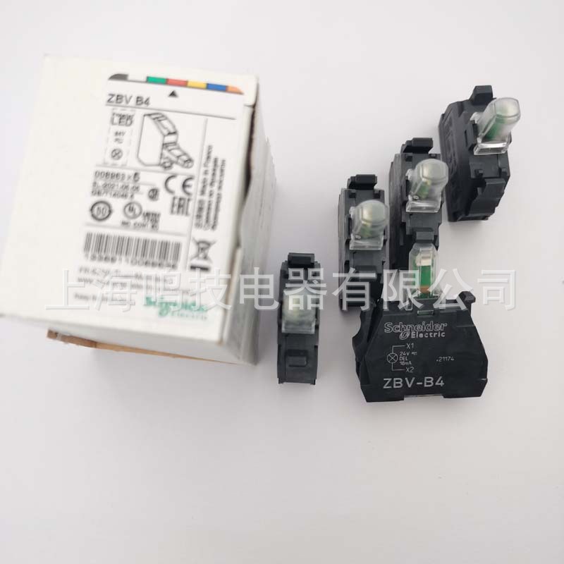 全新按钮开关带LED灯模块ZBVB1 ZBVB2 ZBVB3 ZBVB4 ZBVB5 ZBVB6-阿里巴巴