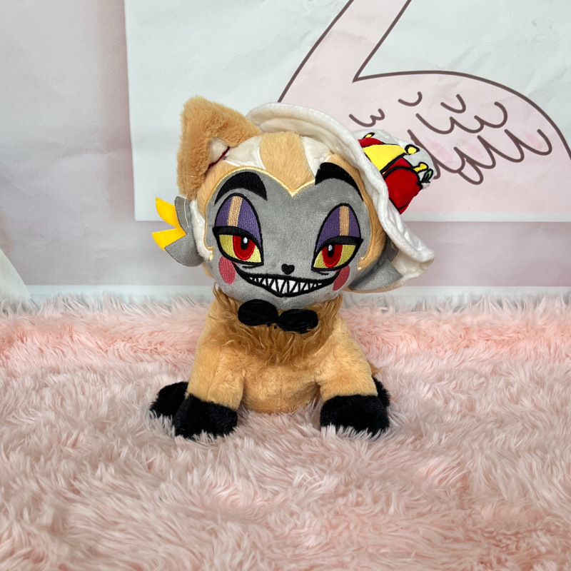 跨境 Lucifer Meow Hazbin Hotel地狱客栈玩偶天使猫猫毛绒玩具-阿里巴巴