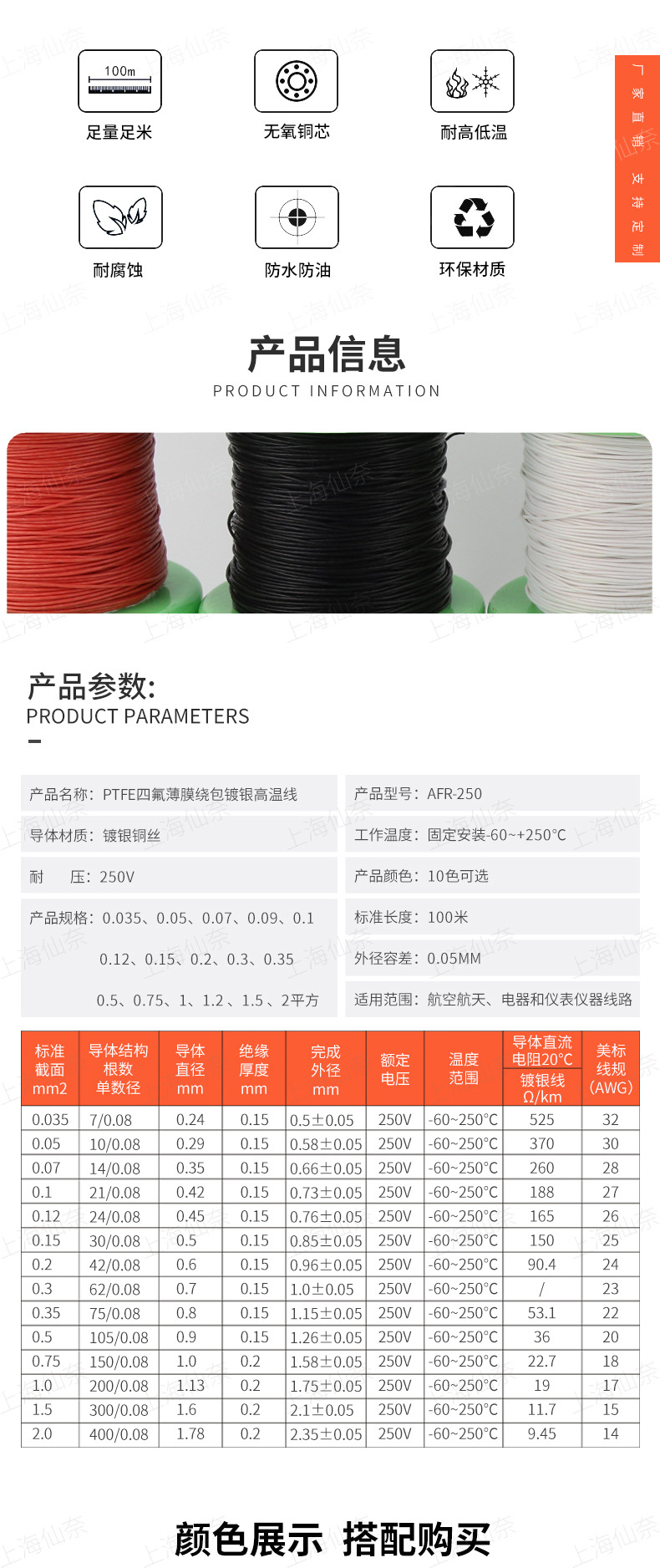镀银高温线AFR250 0.2平方42/0.08航空导线PTFE超细特软绕包线-阿里巴巴