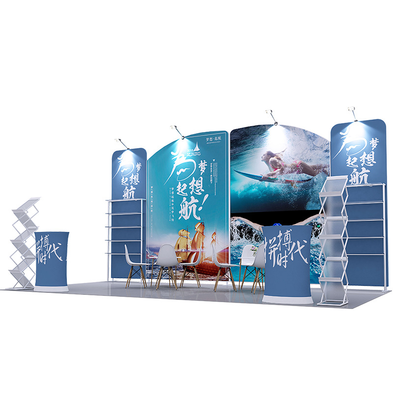 布艺展位快速搭建 摊位重复使用展示架展会设计搭建服务 展会展台-阿里巴巴